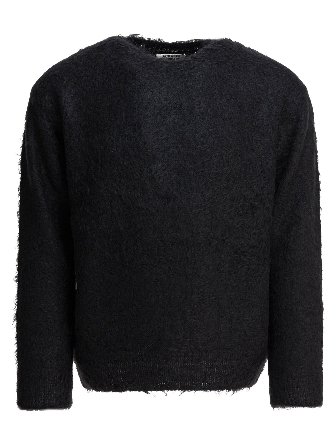 Wacko Maria Mohair Crew Neck Sweater In Black - 77% Off | Editorialist