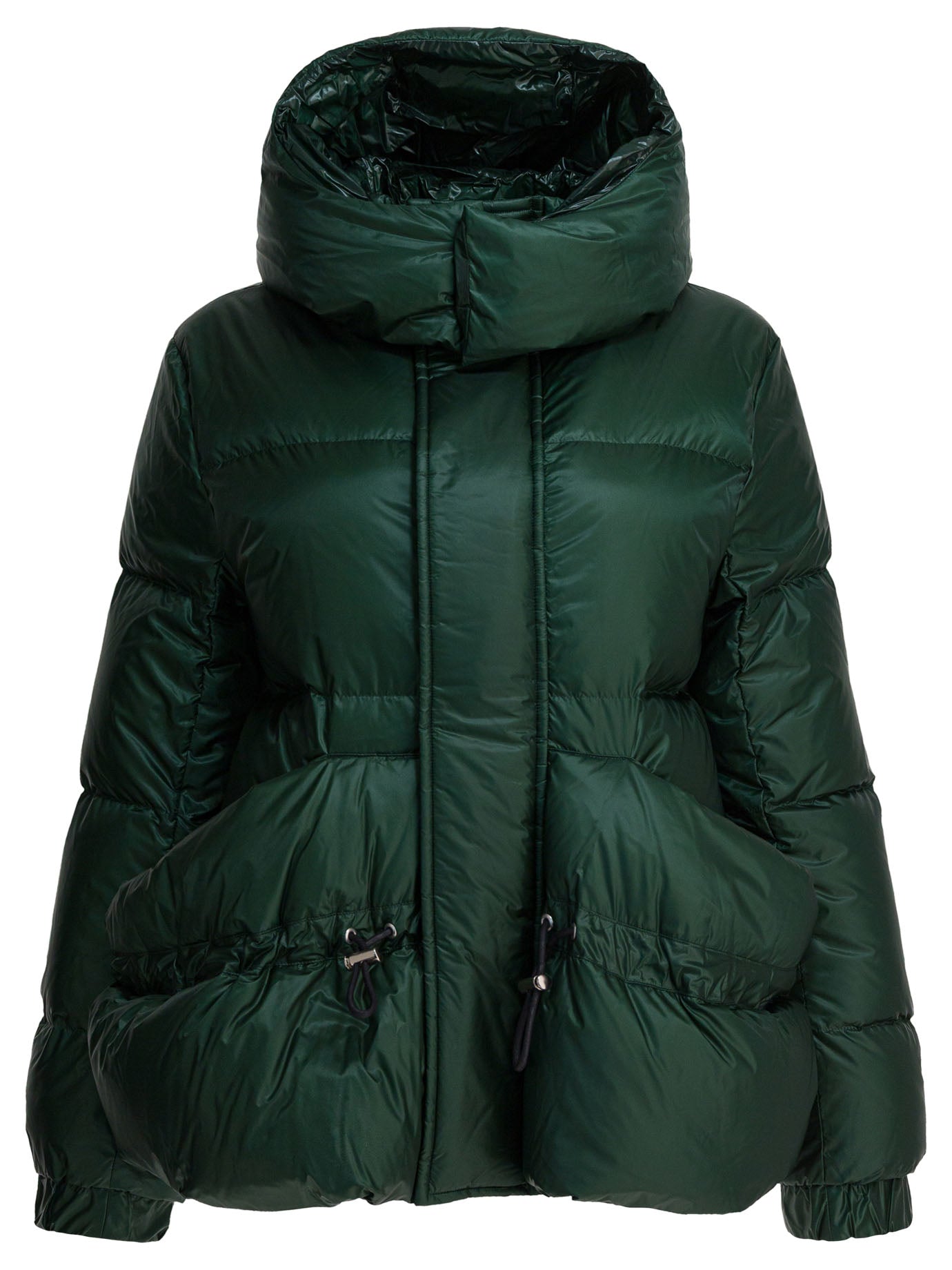 Sacai Melton' Cropped Jacket In Black - 30% Off | Editorialist