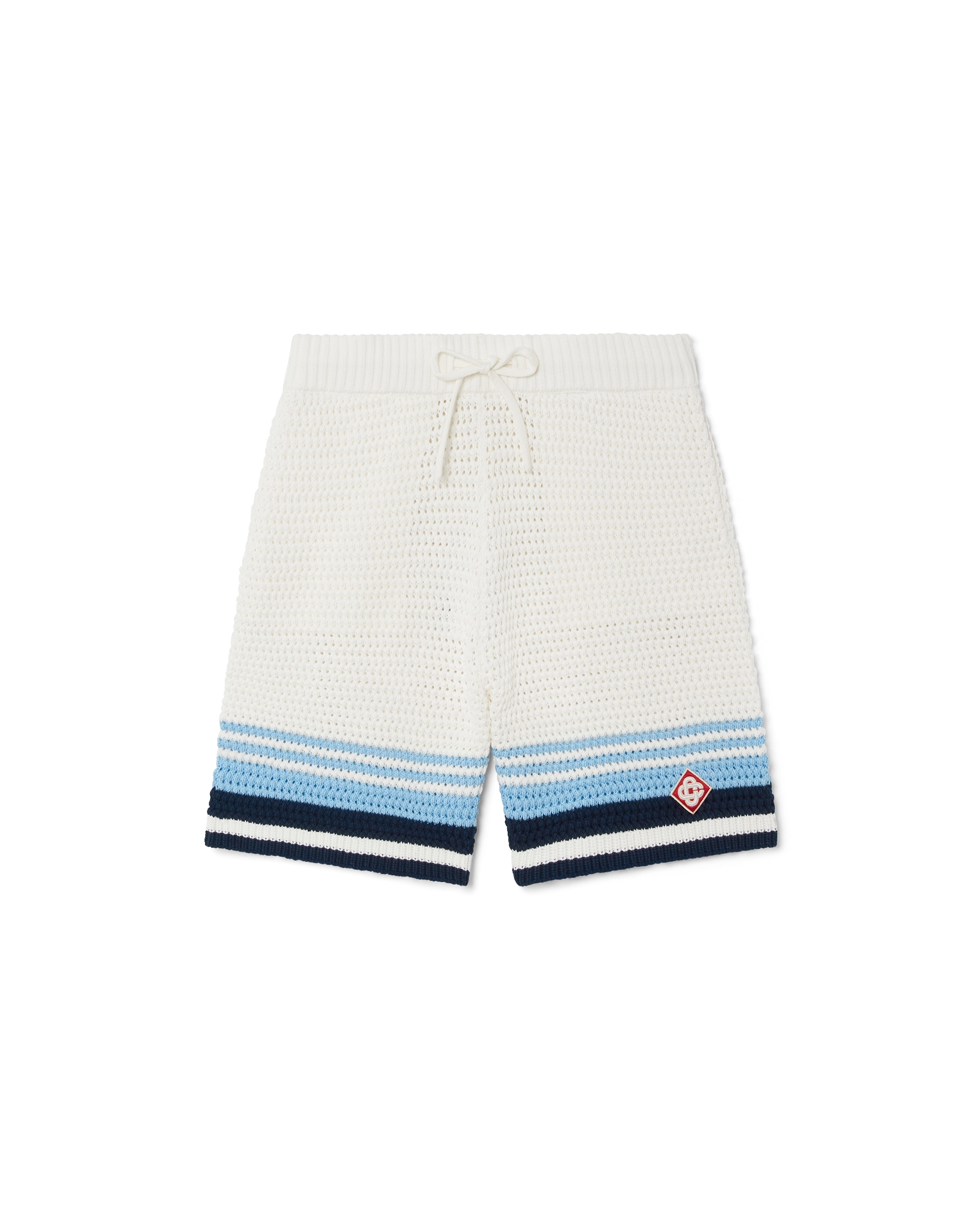 CASABLANCA CASABLANCA Tennis Cotton Crochet Shorts