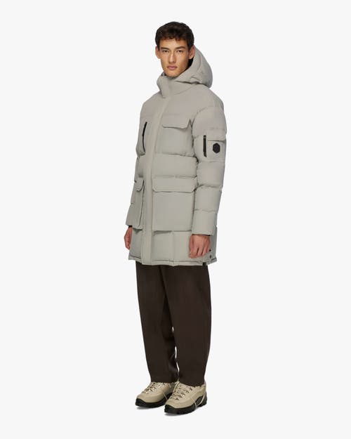 QUARTZ CO. Compass Hooded Recycled Down Winter Jacket