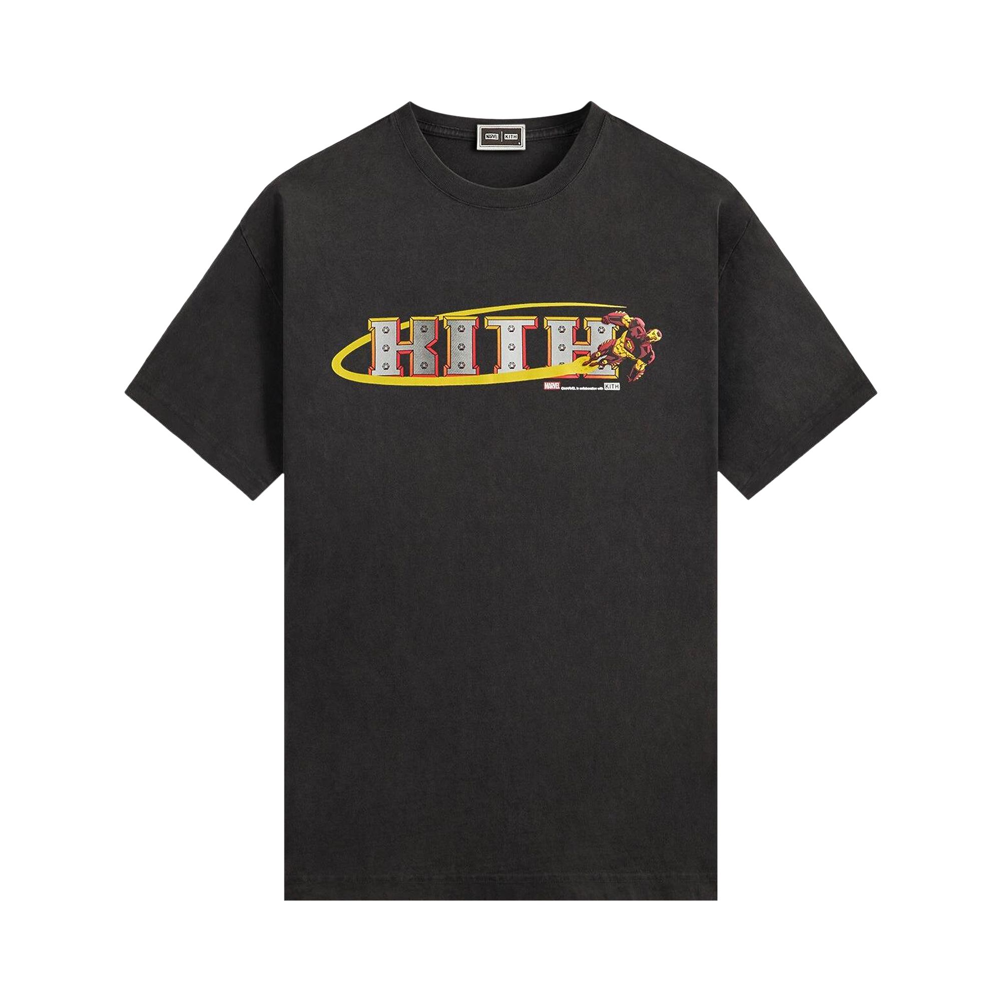 Kith X Marvel Symbiote Spiderman Vintage Tee - Black | Editorialist