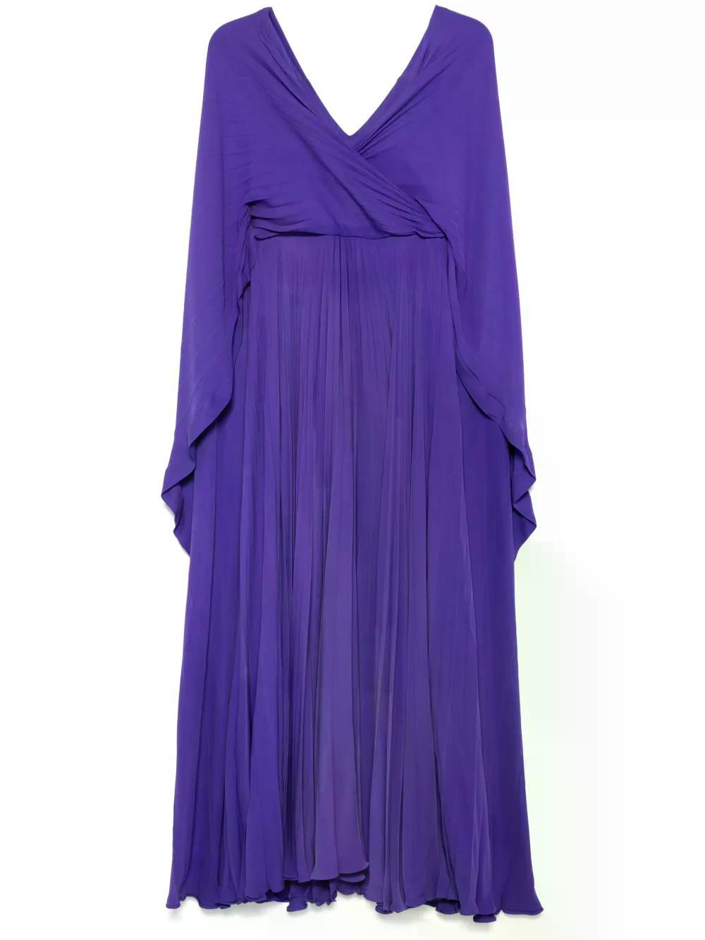Karen Millen Jersey Ponte Georgette Mix Maxi Dress - Black - 40% Off |  Editorialist
