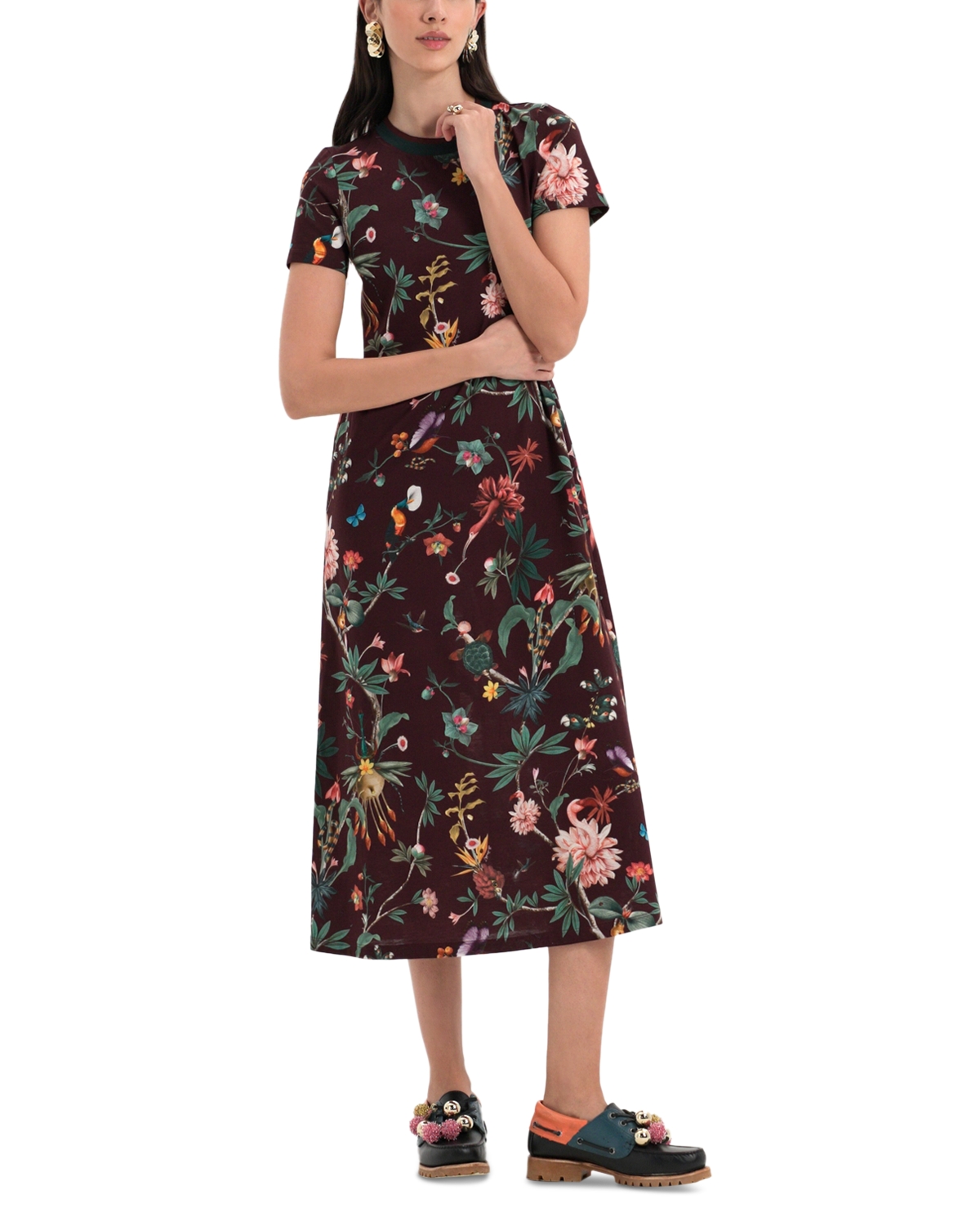LA DOUBLEJ Sporty Swing Printed Dress