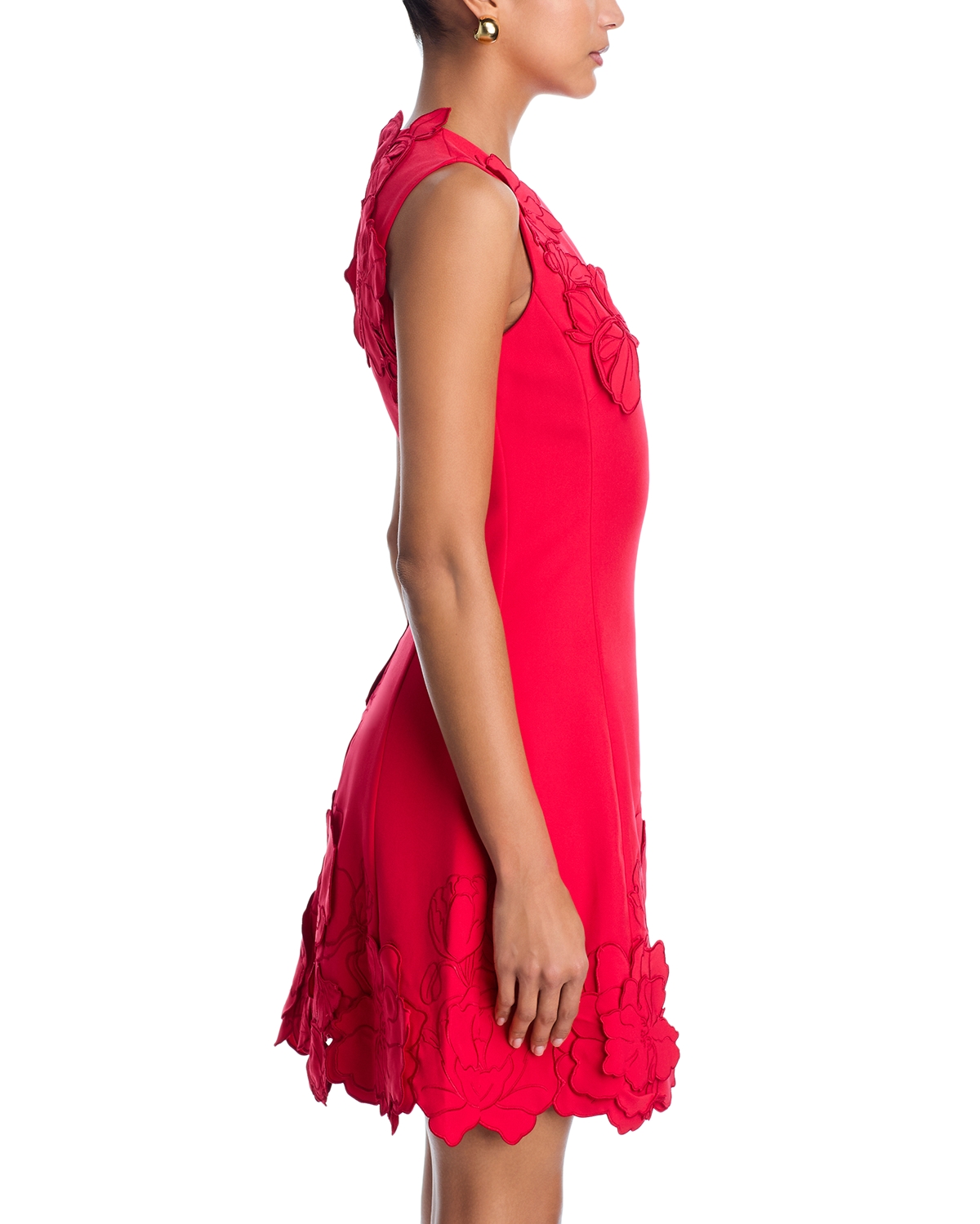 knee length dresses for ladies Leo Lin Chloe Sleeveless Mini Dress - Sorbet Yellow main image 1