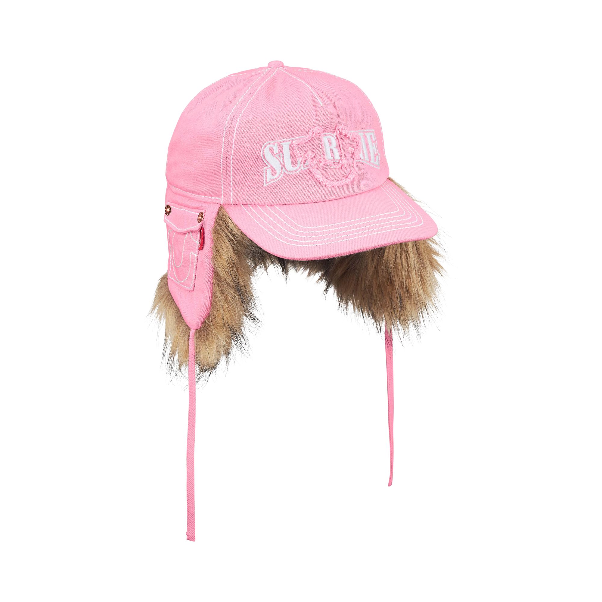 帽子 Supreme True Religion Earflap 5-Panel Supreme True Religion Earflap 5-Panel Pink - FW25 - US