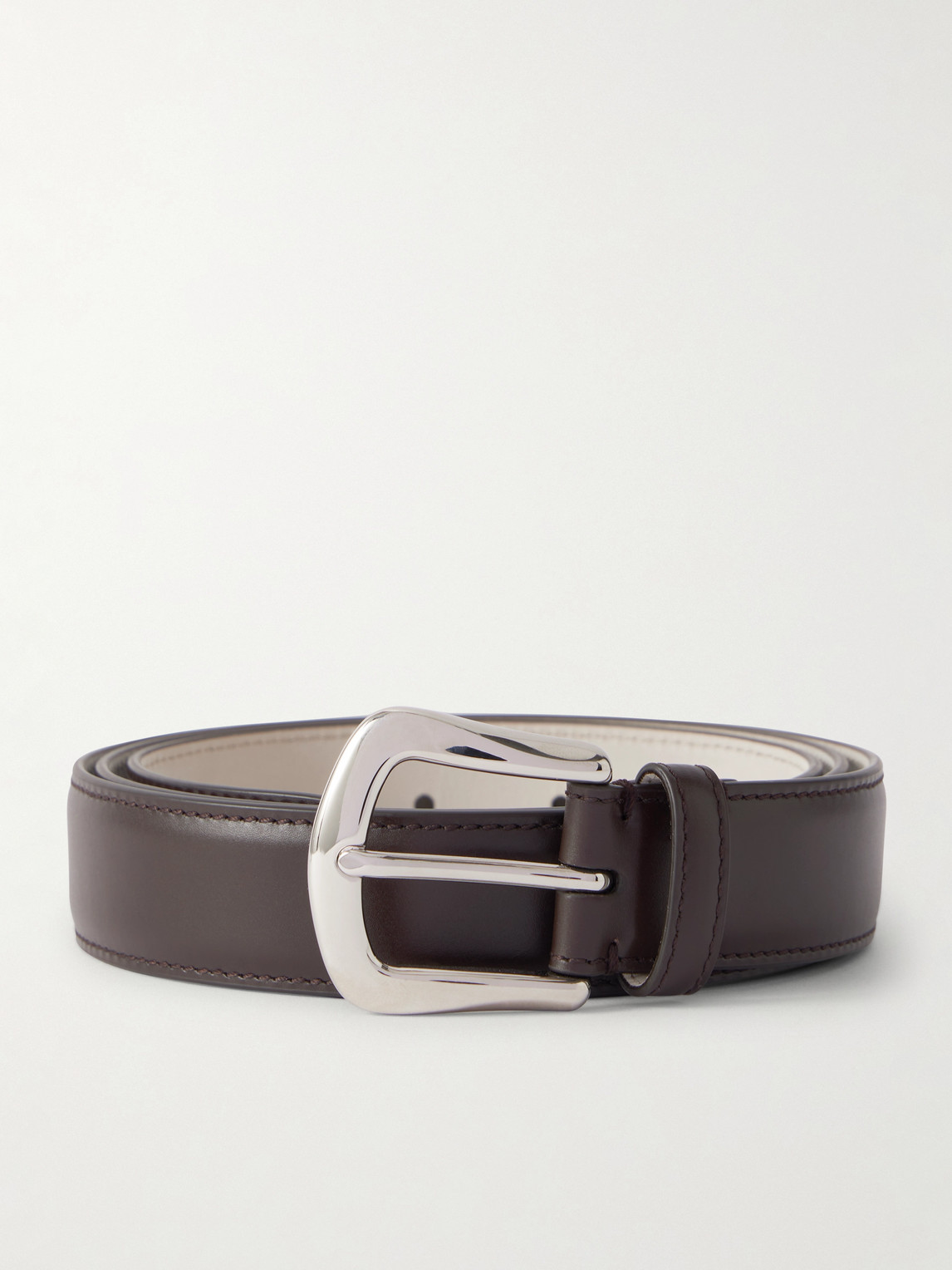 BRUNELLO CUCINELLI 3cm Leather Belt