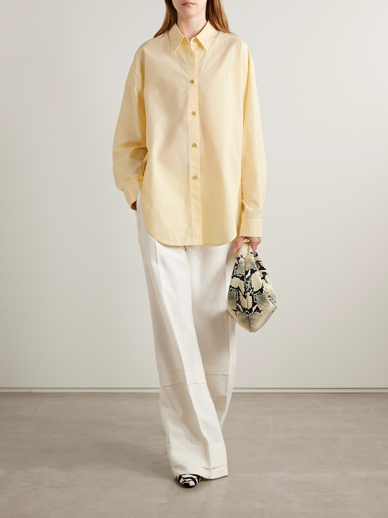 KHAITE Goya Cotton-Poplin Shirt