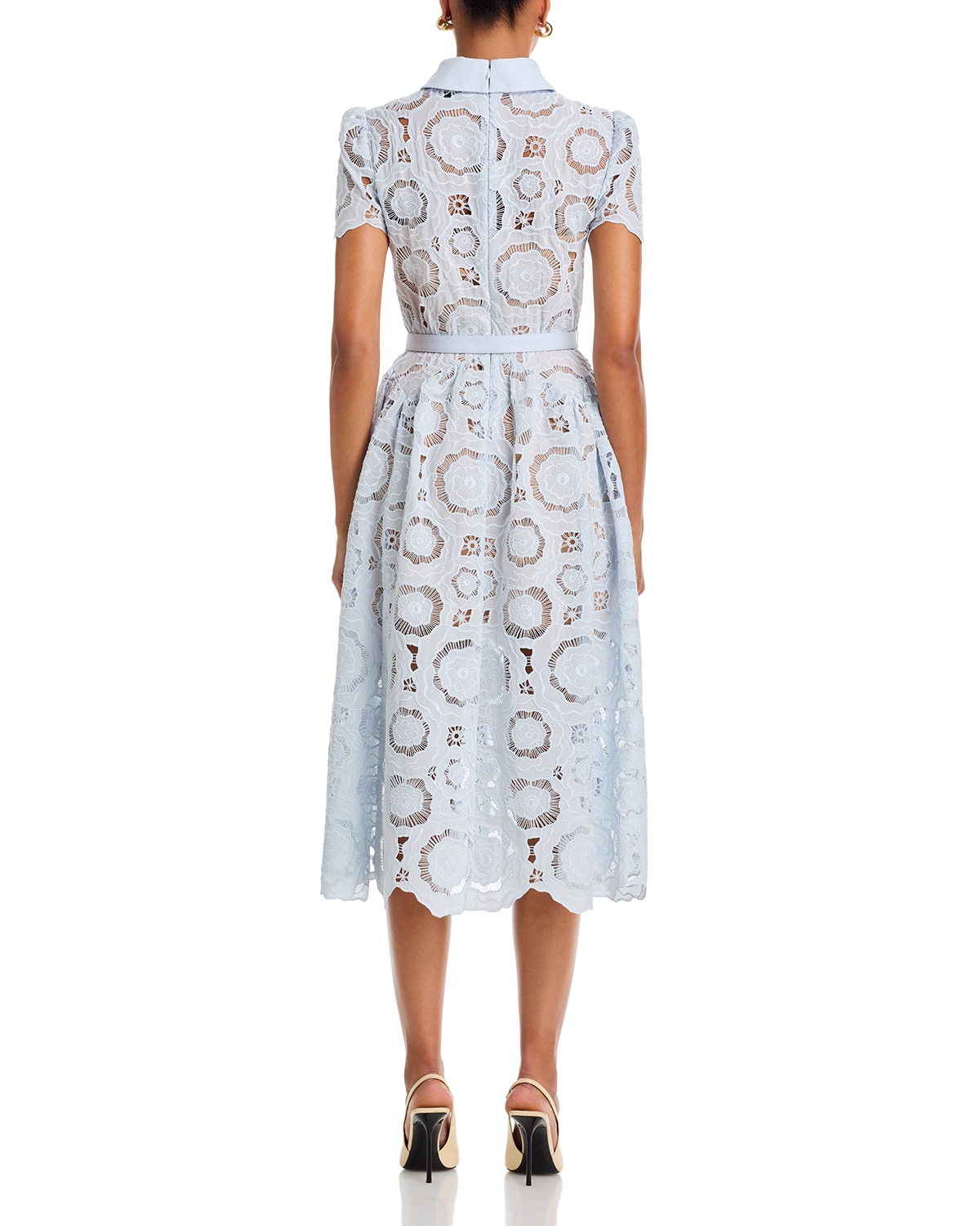 Elliatt Tia Floral Lace Midi Dress In Cornflower - 45% Off | Editorialist Elliatt Tia Floral Lace Midi Dress In Cornflower - 45% Off | Editorialist