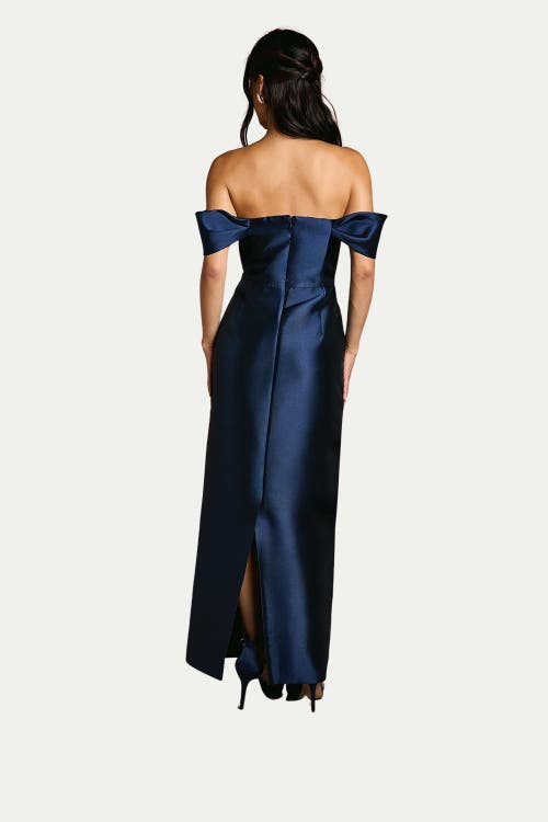 COAST Coast Twill Bardot Off the Shoulder Dress