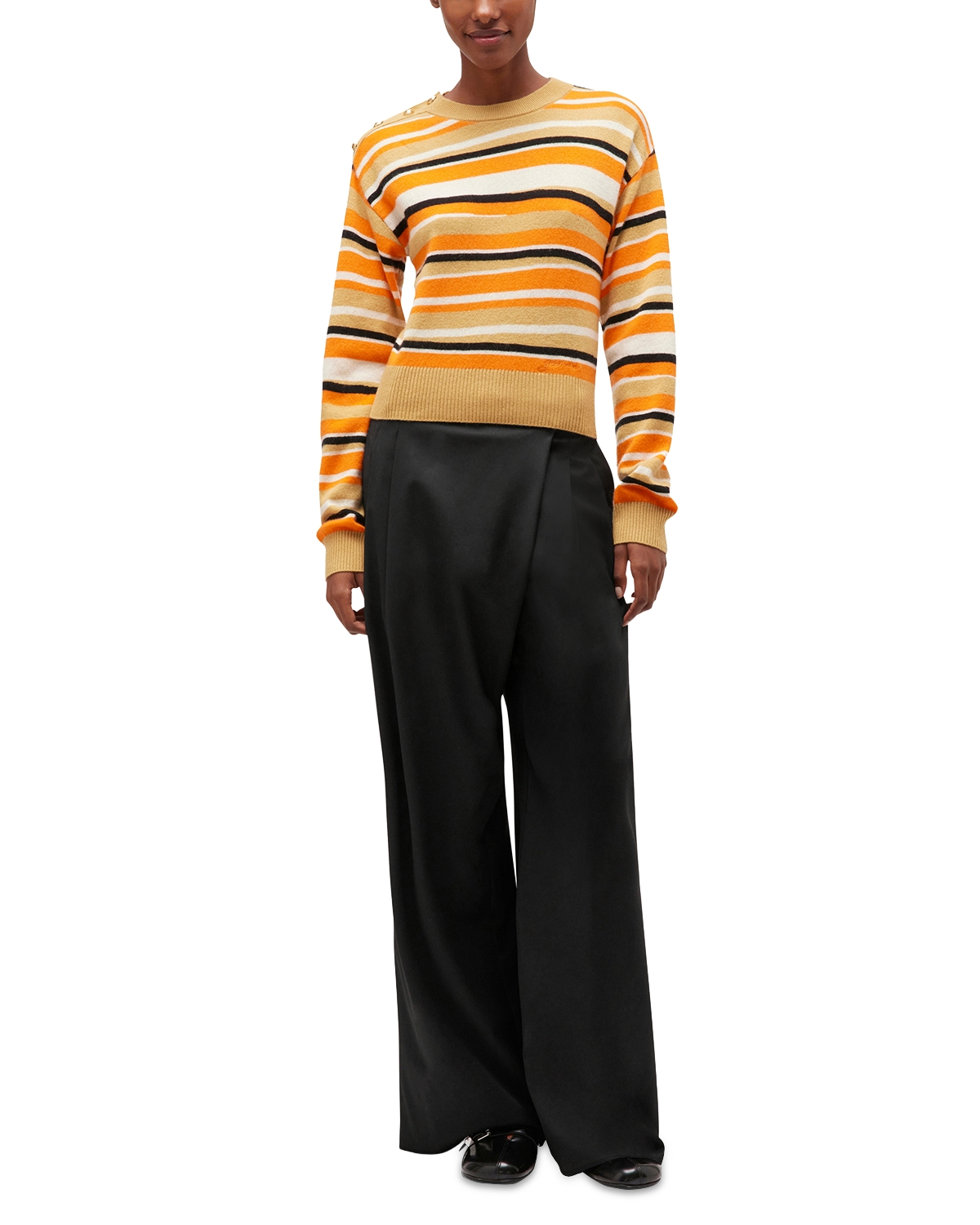 GANNI Ganni Tailored Wide Leg Trousers