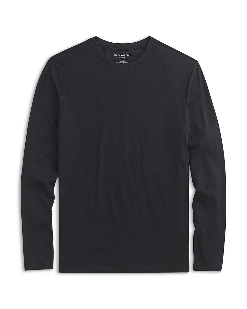 Mack Weldon Cloud Fx Long Sleeve Crew - True Black | Editorialist
