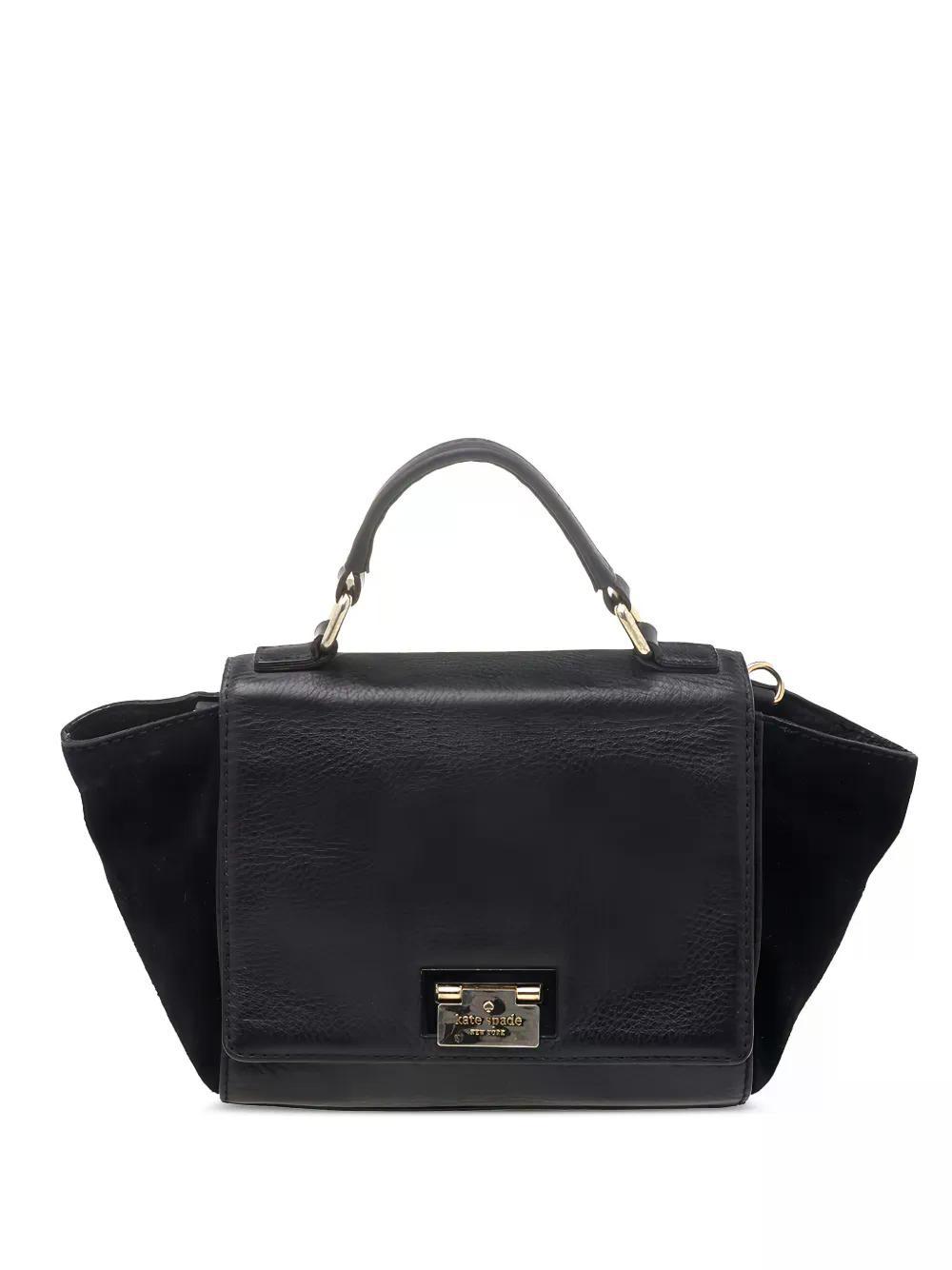 Kate Spade New York Leather Suede Magnolia Park Bag - Black | Editorialist