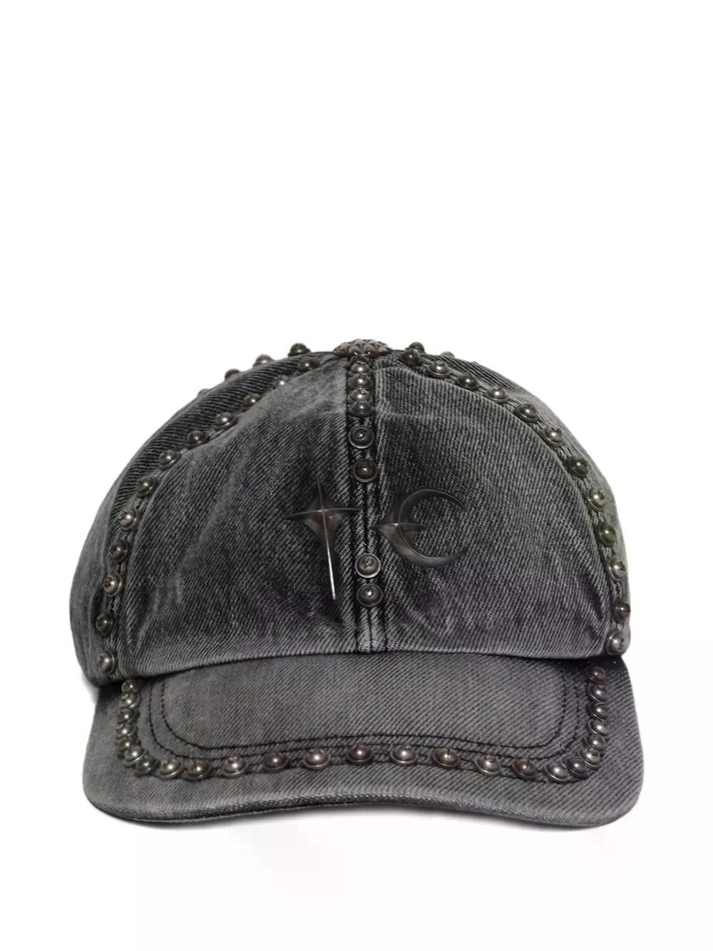 Thug Club Studded Baseball Cap In Grey - 8% Off | Editorialist