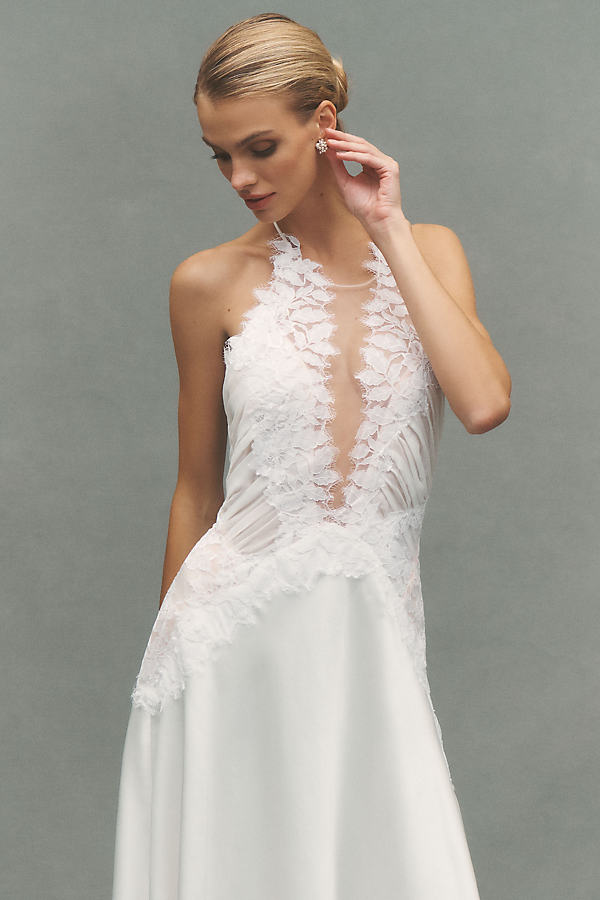 lace bow dress Zima Cotton Lace Bow Mini Dress main image 1