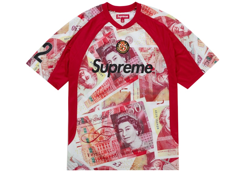 Supreme Arabic Logo Soccer Jersey - Red | Editorialist