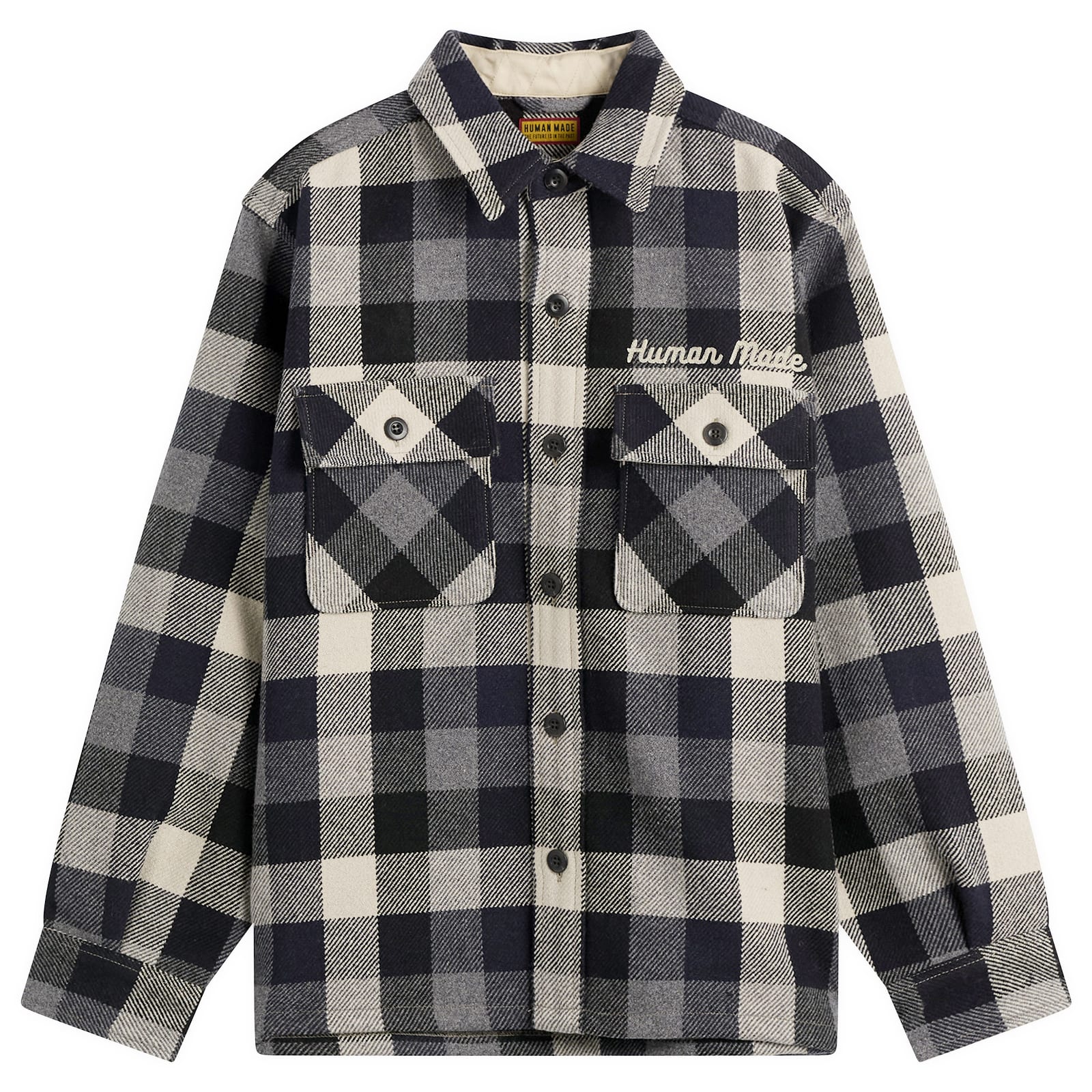 Buy HUMAN MADE Wool Overshirt Jacket - Black At 26% Off | Editorialist Buy HUMAN MADE Wool Overshirt Jacket - Black At 26% Off | Editorialist