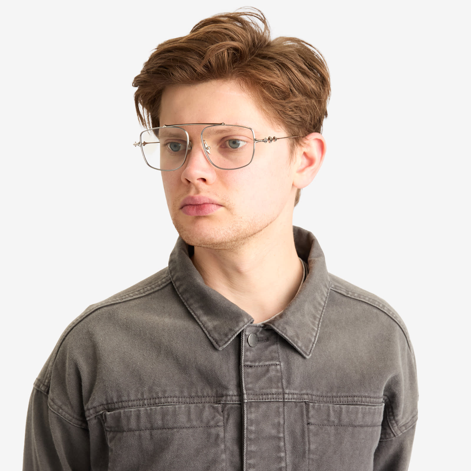Gentle Monster Martin Eyeglasses - Silver | Editorialist