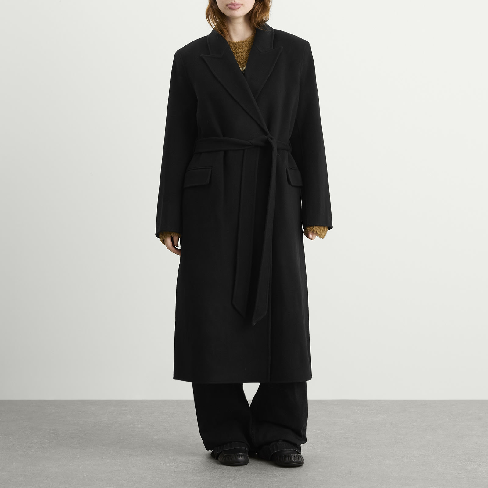 ACNE STUDIOS Double-Breasted Wool-Cashmere Coat
