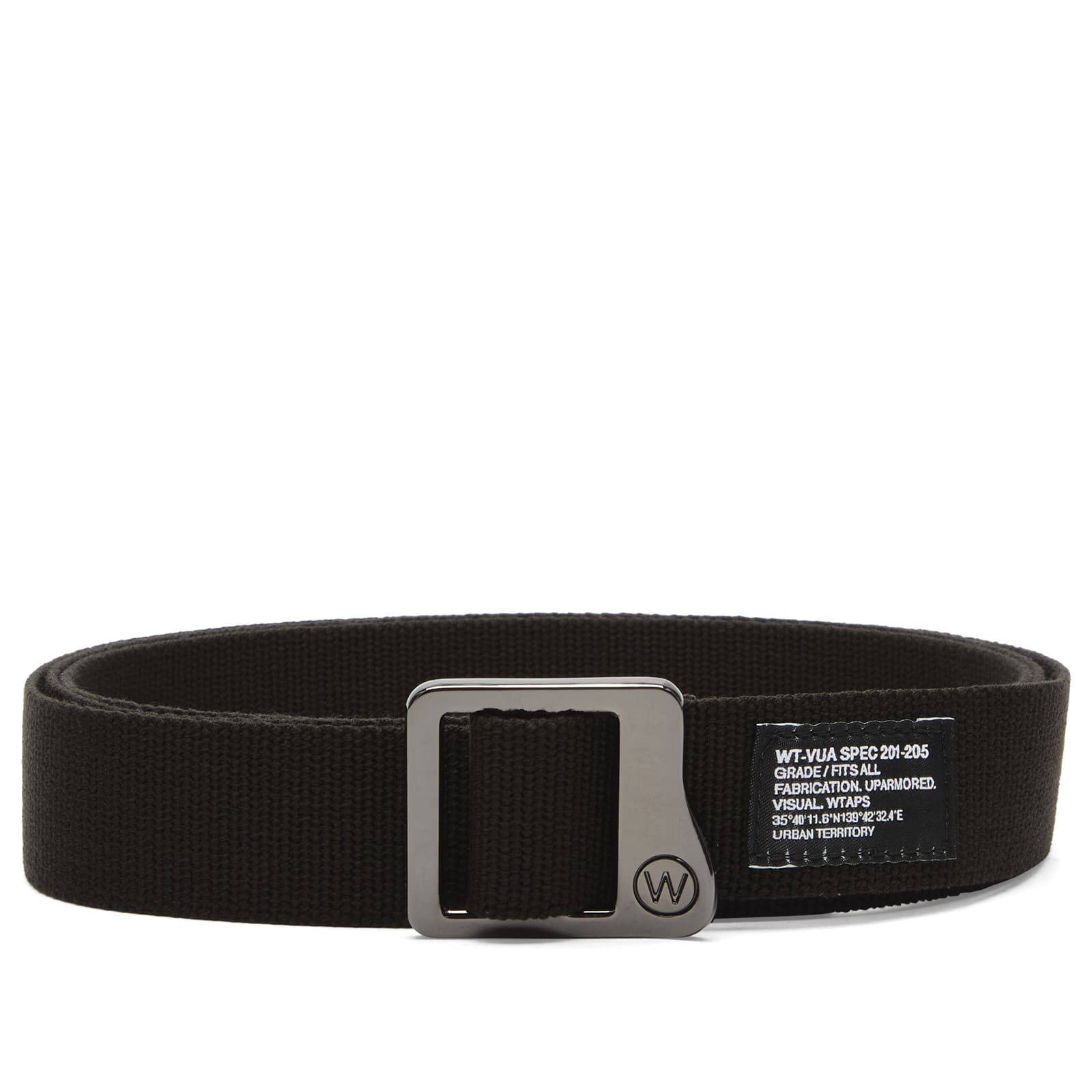 【新品】 WTAPS WEBBING BELT NYPO BLACK Wtaps Webbing Belt - Black | Editorialist