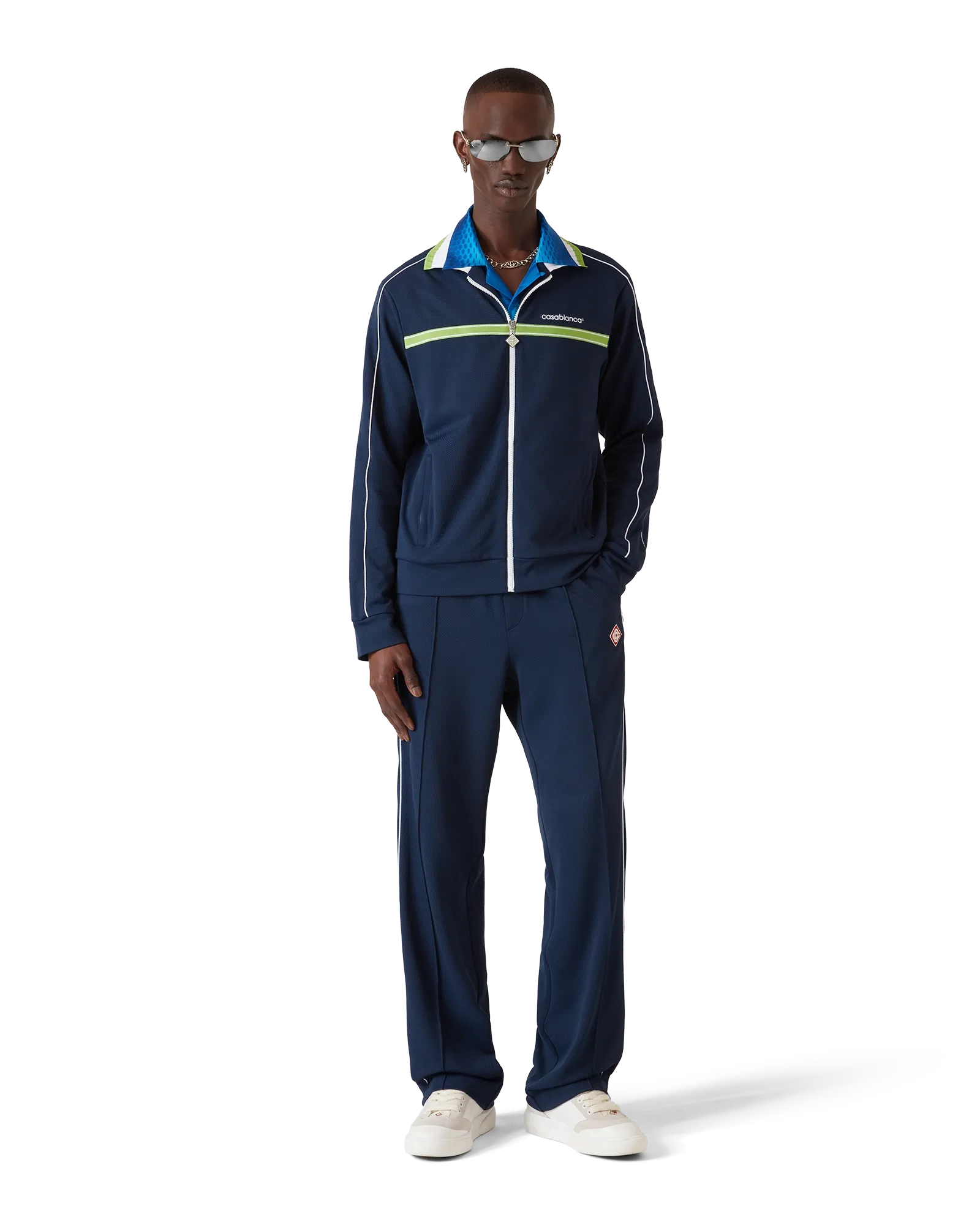 CASABLANCA Piqué Track Jacket