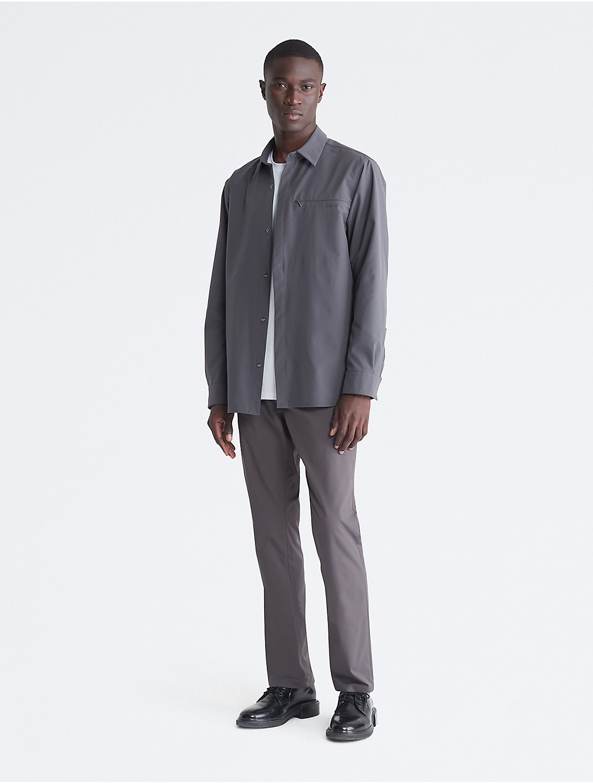 CALVIN KLEIN tech slim stretch woven chino