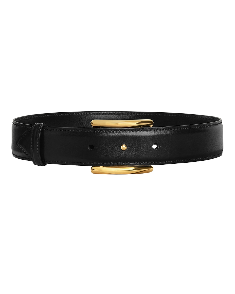 AlaïA AlaΪA Curve Thin Belt - Noir | Editorialist display picture 2
