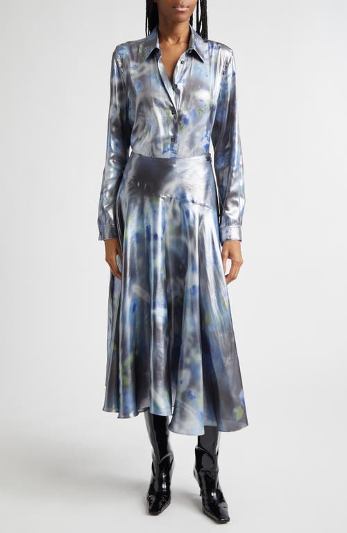 DIESEL® Floral Georgette Button-Up Shirt