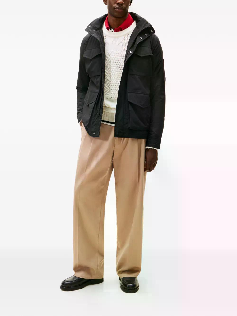 TOMMY HILFIGER Military Jacket with Multi-Pockets