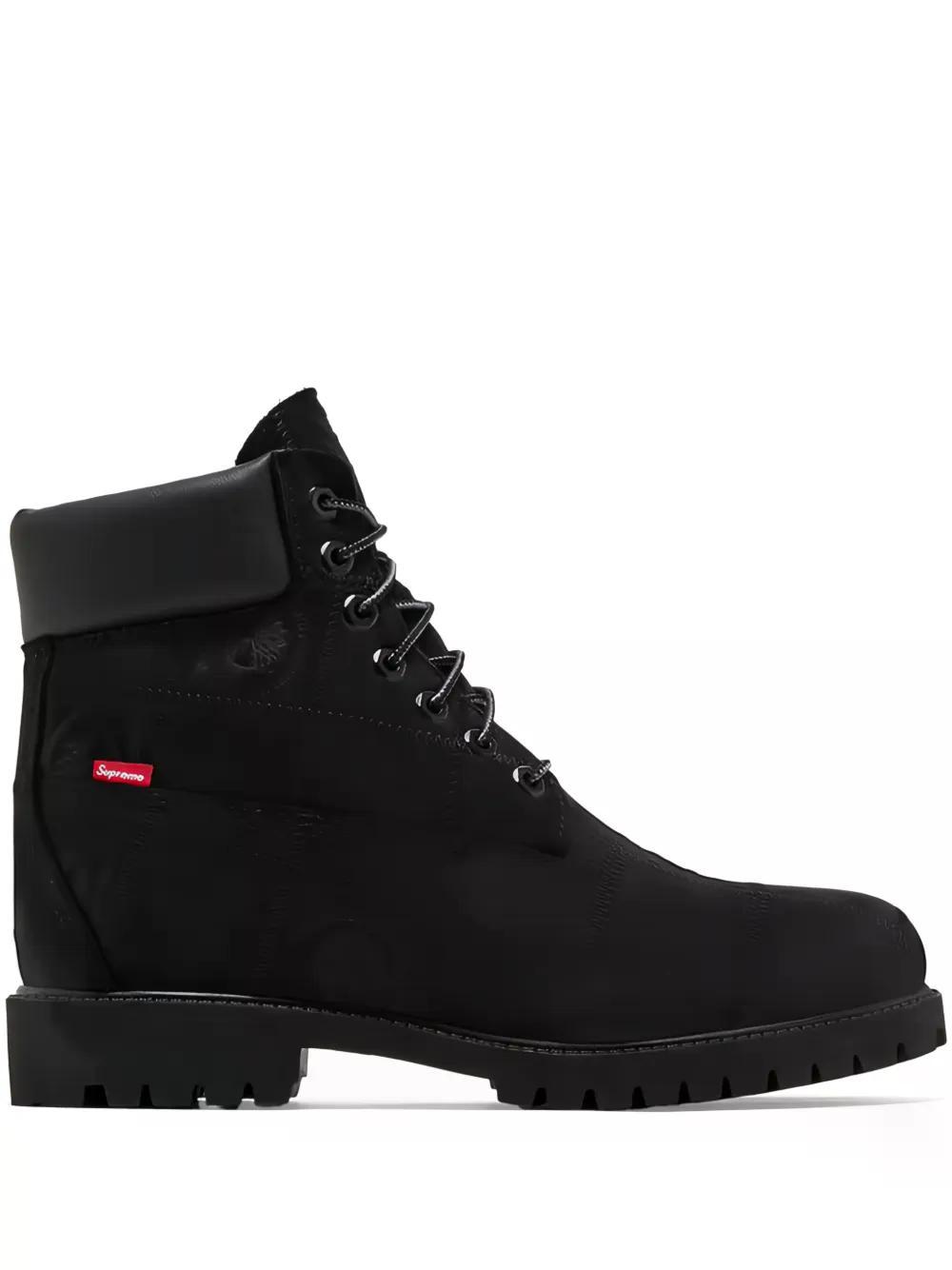 Timberland 6-Inch Premium Supreme Patchwork Boots - Black