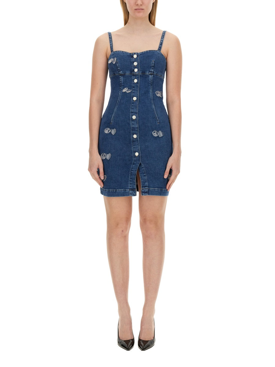 MOSCHINO Moschino Button-Up Denim Minidress