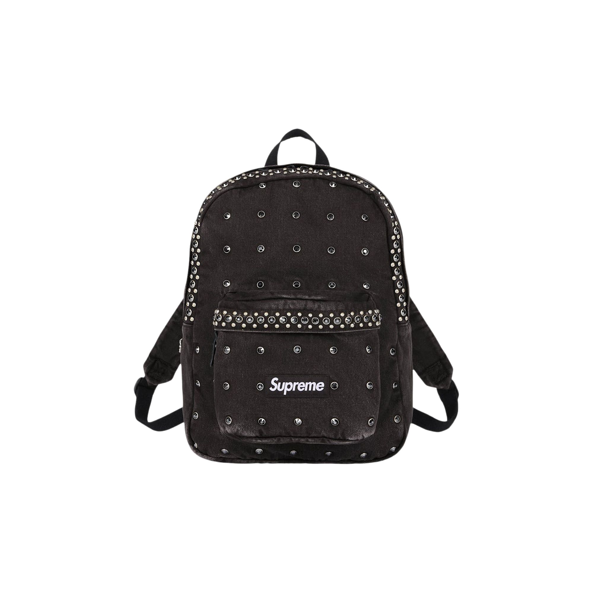 Supreme X B.B. Simon Denim Backpack - Black | Editorialist