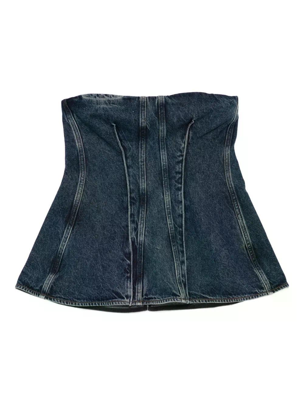ROTATE BY BIRGER CHRISTENSEN ROTATE BIRGER CHRISTENSEN Rhinestone-Embellished Wide-Leg Jeans