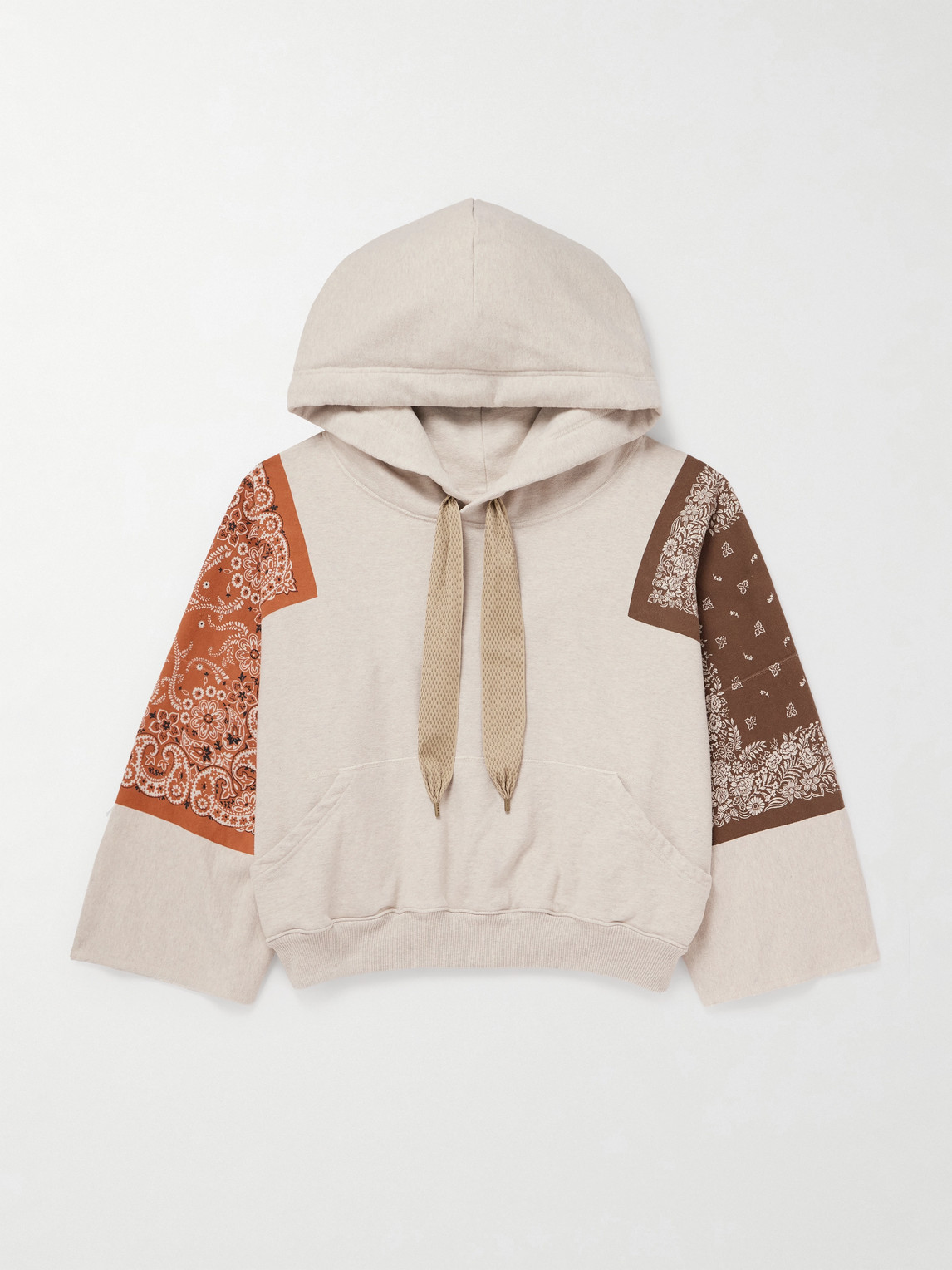 Kapital Paisley-Print Zip Hoodie - Neutrals | Editorialist