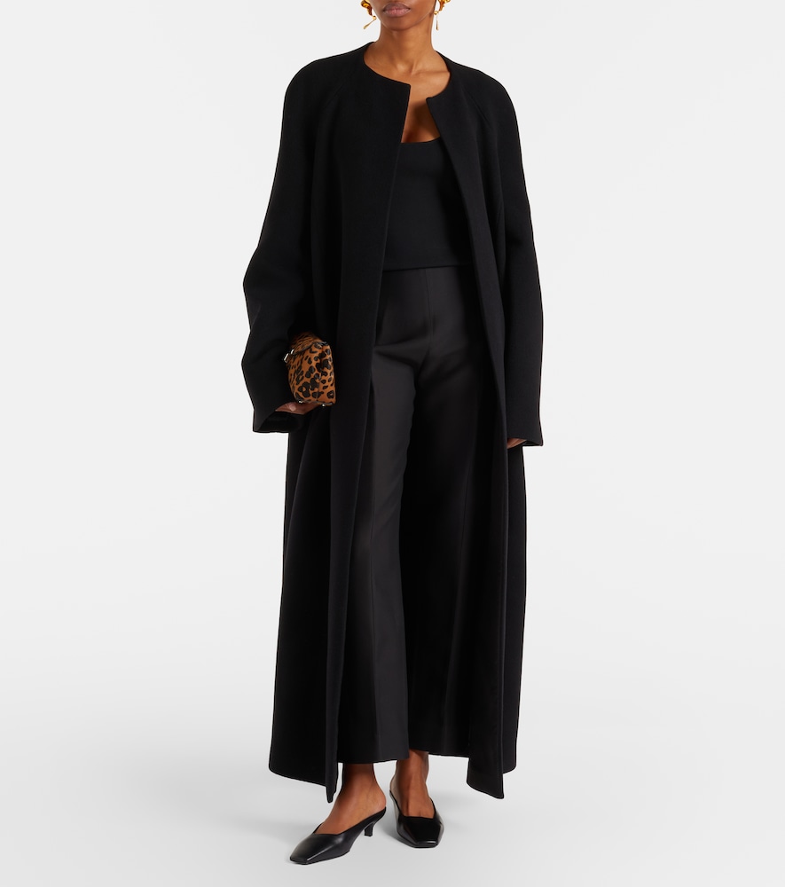 TOTÊME Toteme Wool and Silk Slim Pants