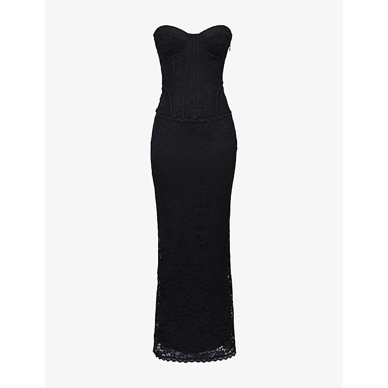 knee length dresses for ladies Joan Maxi Dress in Black main image 1