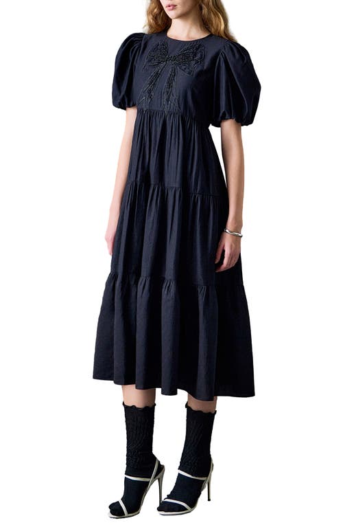 city chic embroidered tulle maxi dress Mauve Floral Tulle Maxi Dress with Criss Cross Back