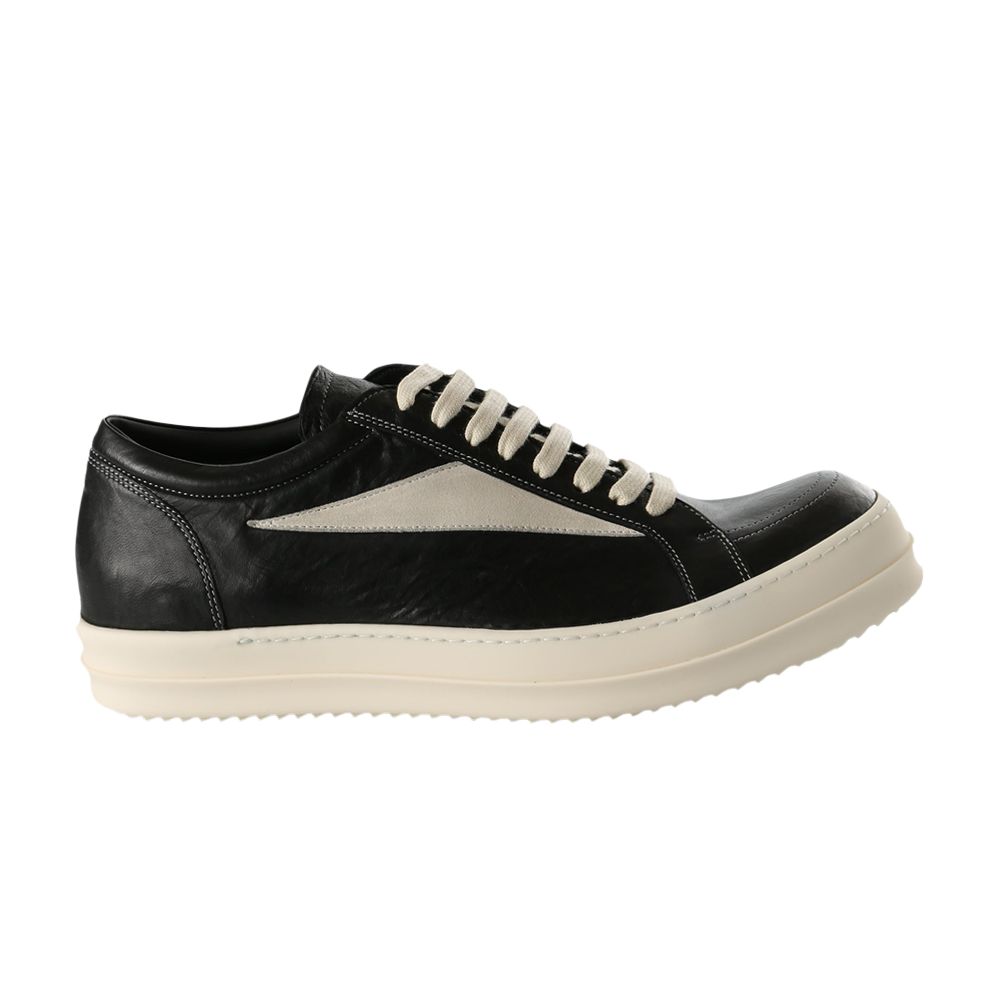 Rick Owens Black Vintage Sneakers In 911 Black/Milk/Milk - 28% Off