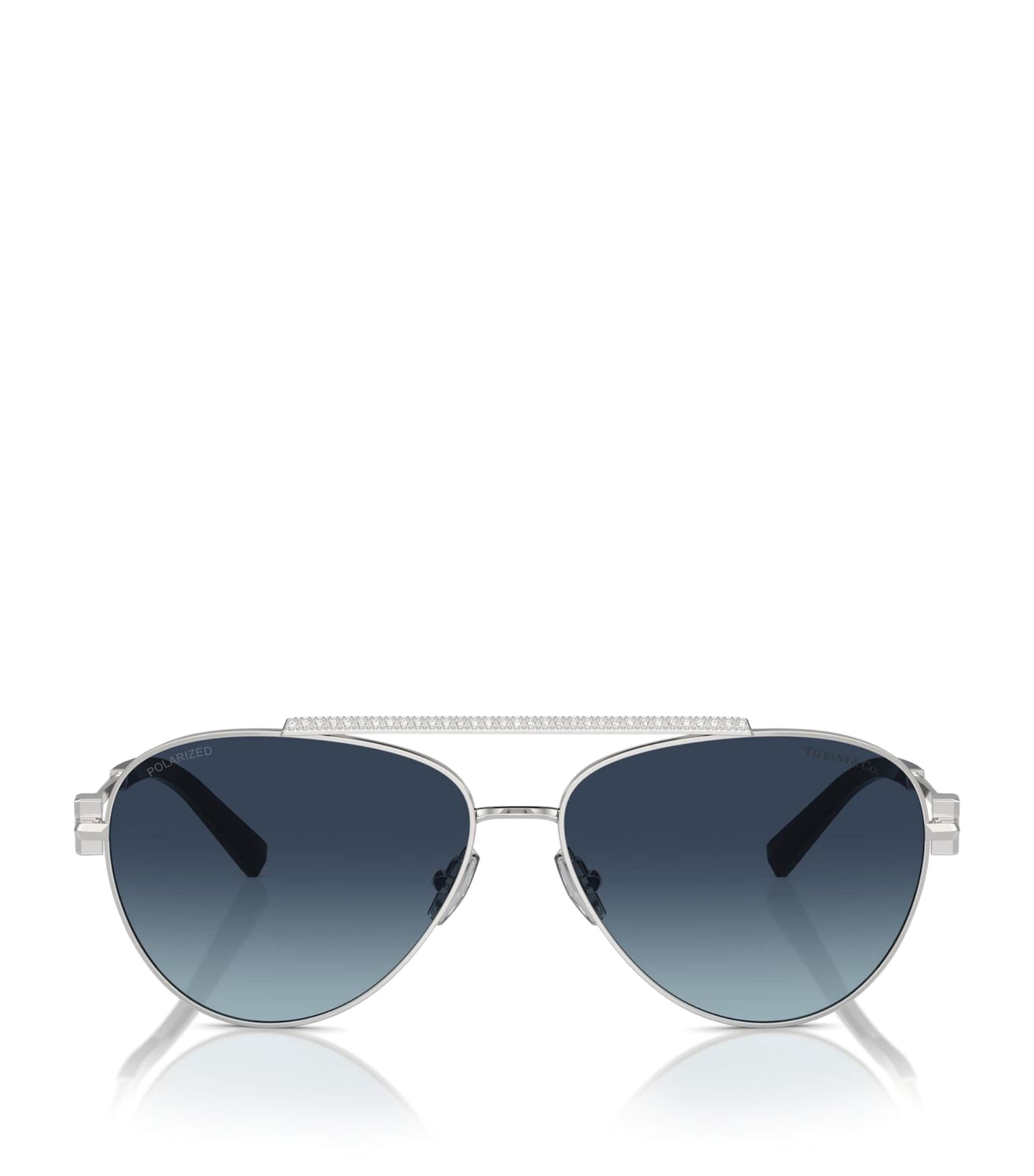 Tory Burch Gloria Pilot Sunglasses Eleanor Pilot Sunglasses: Women main image 3
