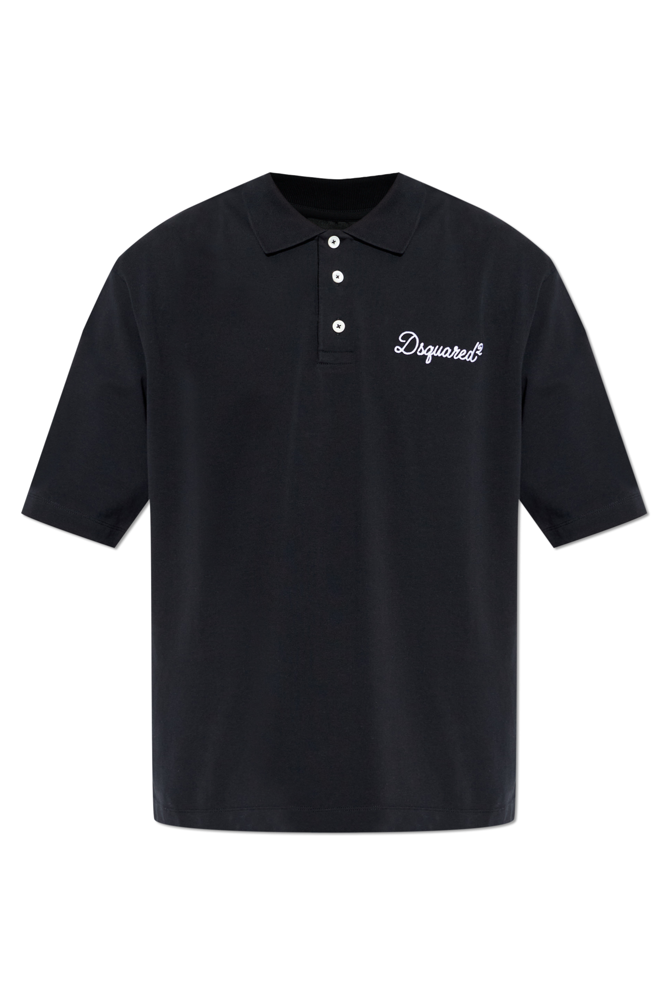 DSQUARED2 polo with embroidered logo