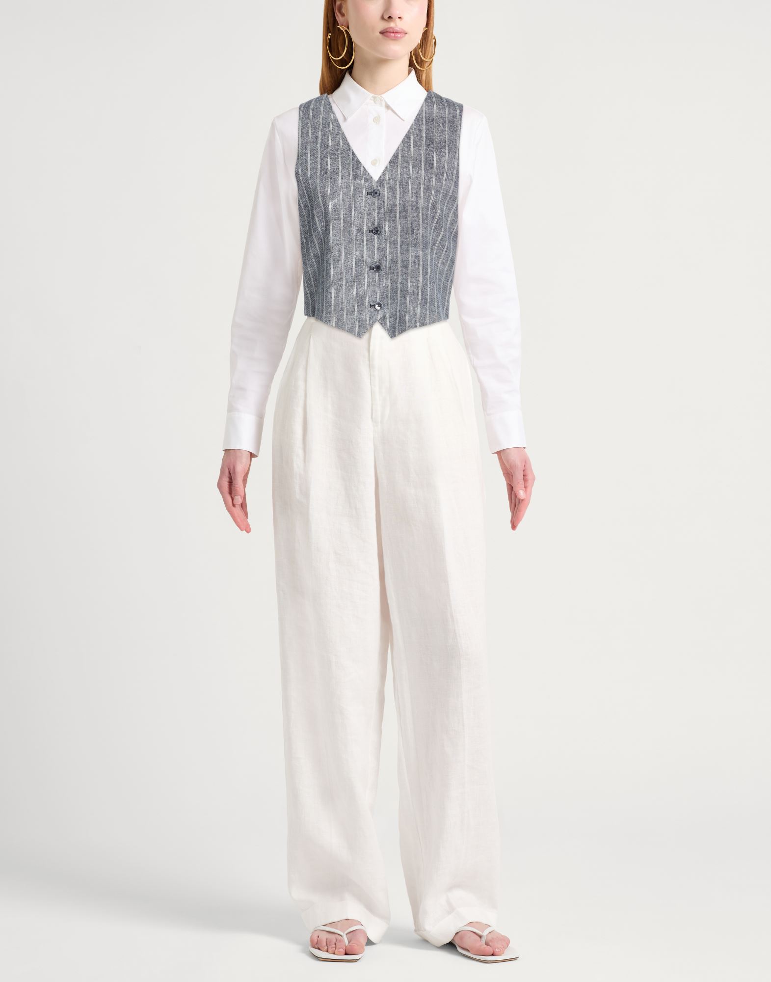 CIRCOLO 1901 Tailored Cotton-Elastane Vest