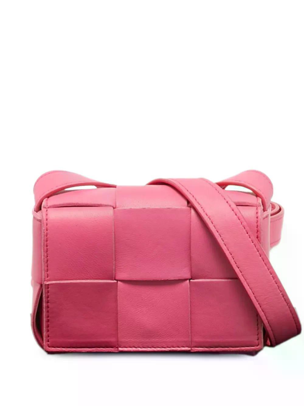 Buy Bottega Veneta Cassette Shoulder Bag - Pink At 9% Off