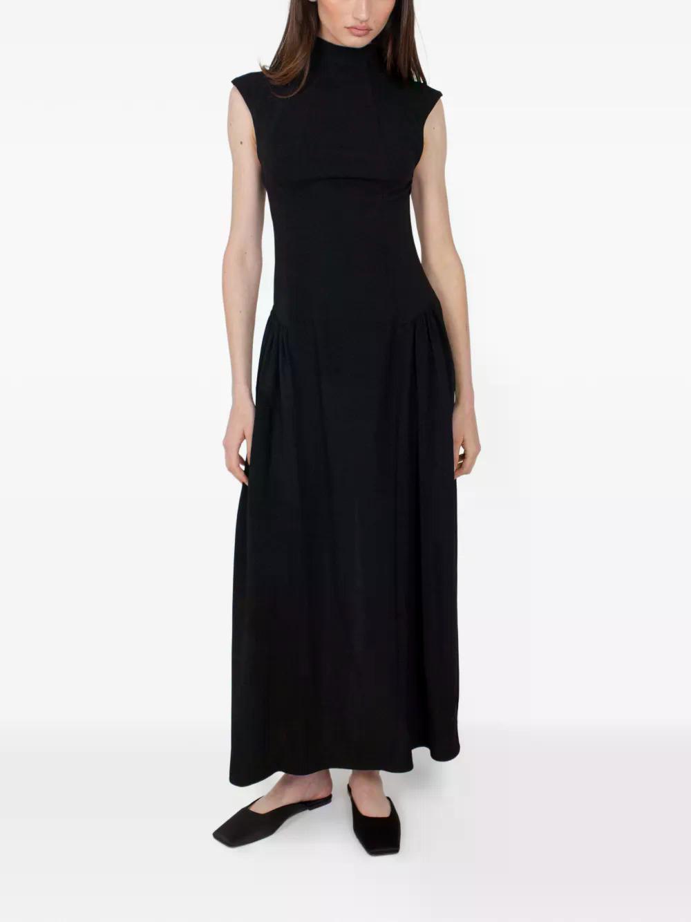 RXQUETTE High-Neck Midi Dress