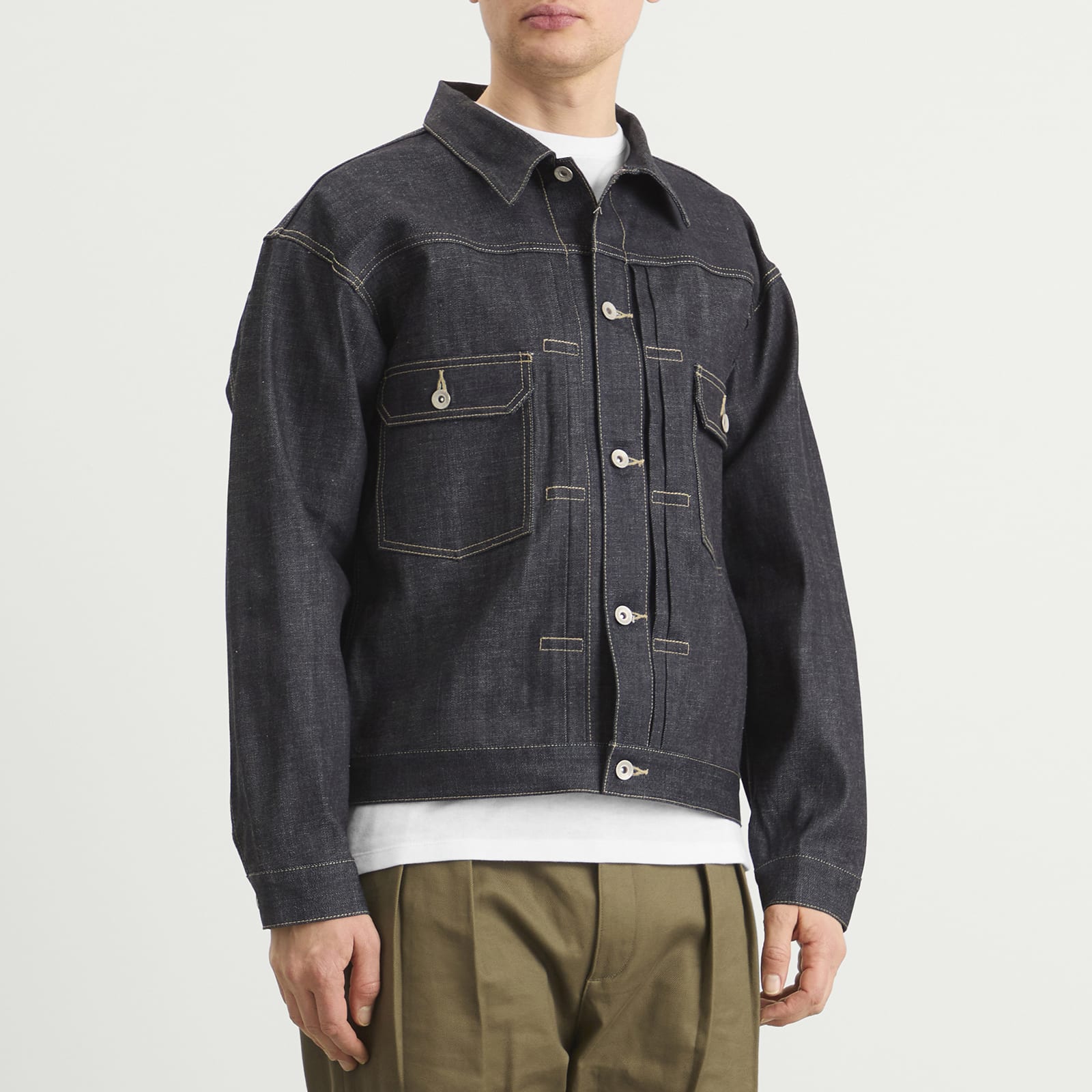 Neighborhood Washed Denim Type-2 Jacket - Indigo | Editorialist