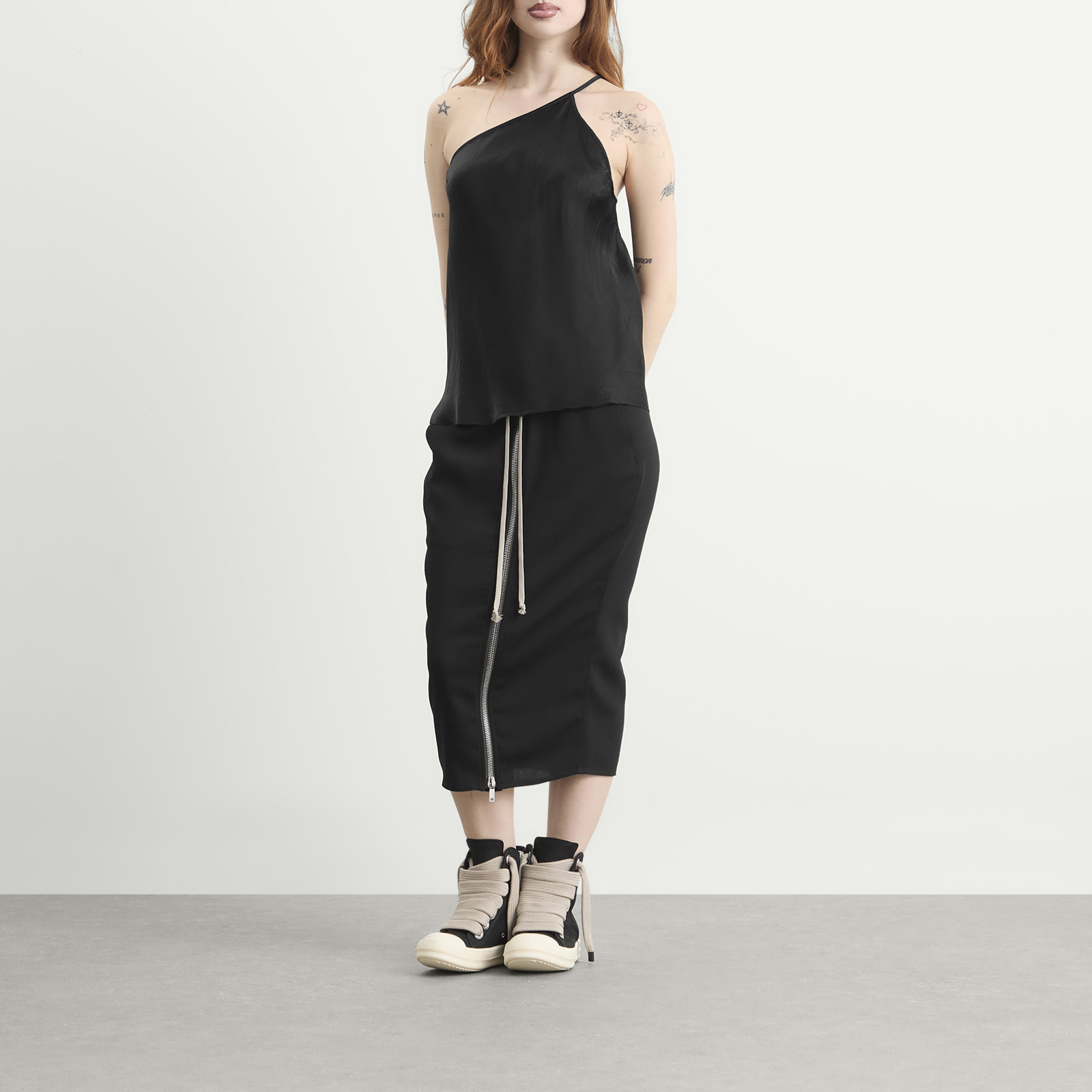 RICK OWENS Zipped Pillar Skirt
