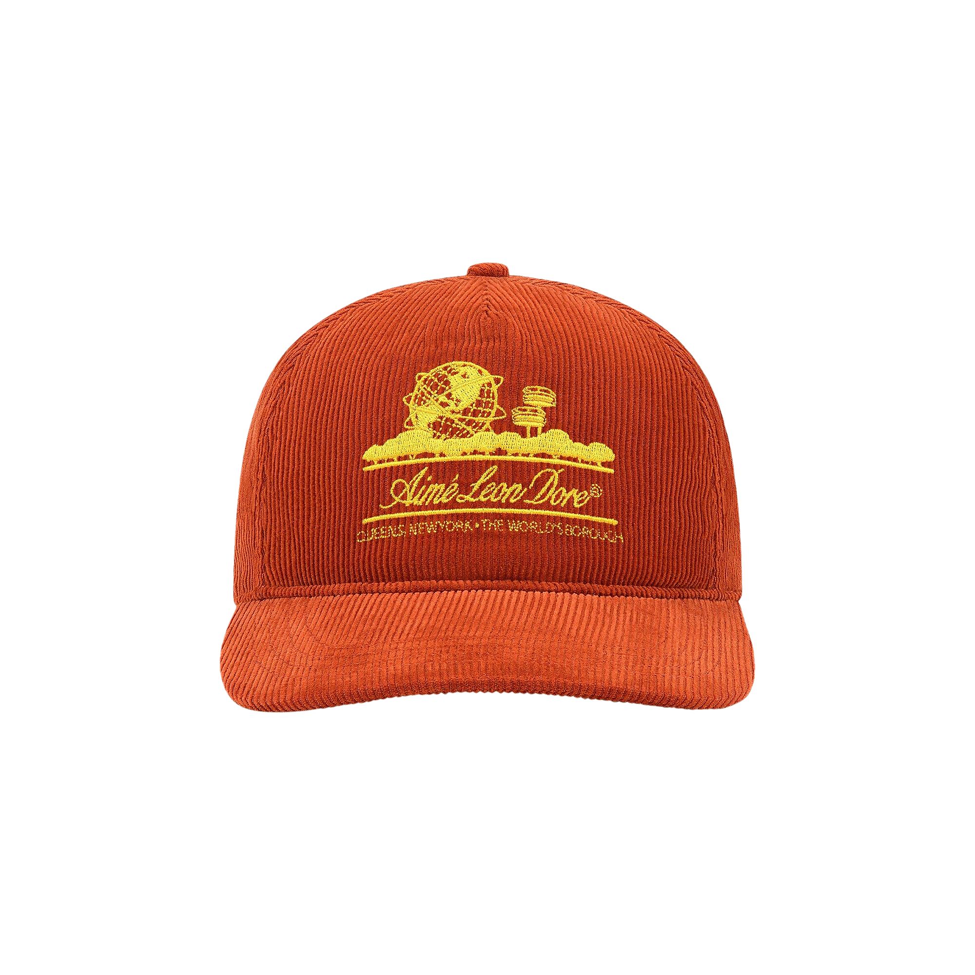 Aimé Leon Dore Corduroy Unisphere Cap - Red | Editorialist