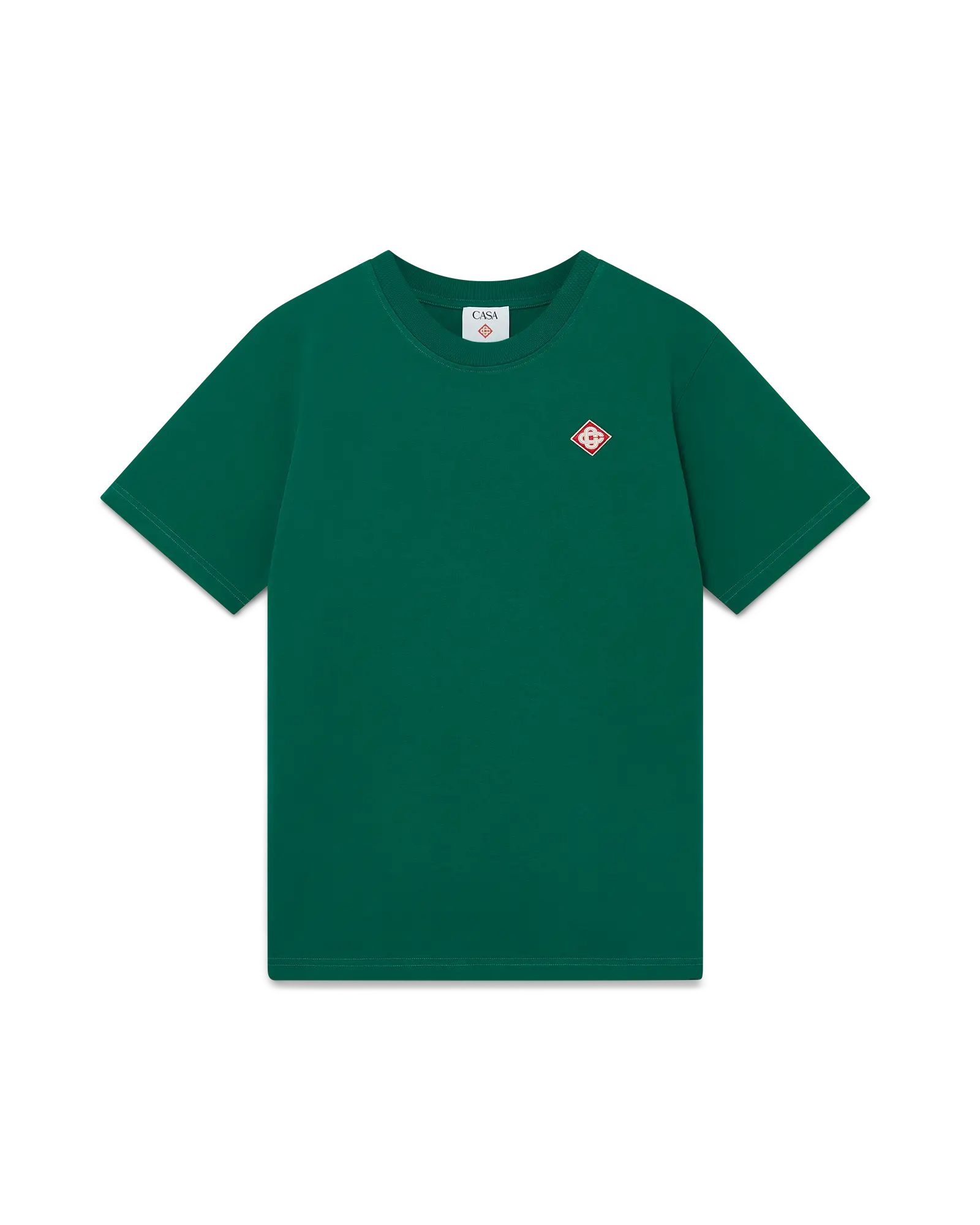 CASABLANCA evergreen diamond logo short sleeve t-shirt,