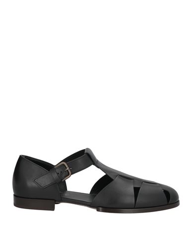 Versace Medusa Black Calf Leather Fisherman Cage Sandals, Men\'s 43 (10 US) Versace | Shoes | Versace La Greca Design Mens Monogram Pool  main image 2