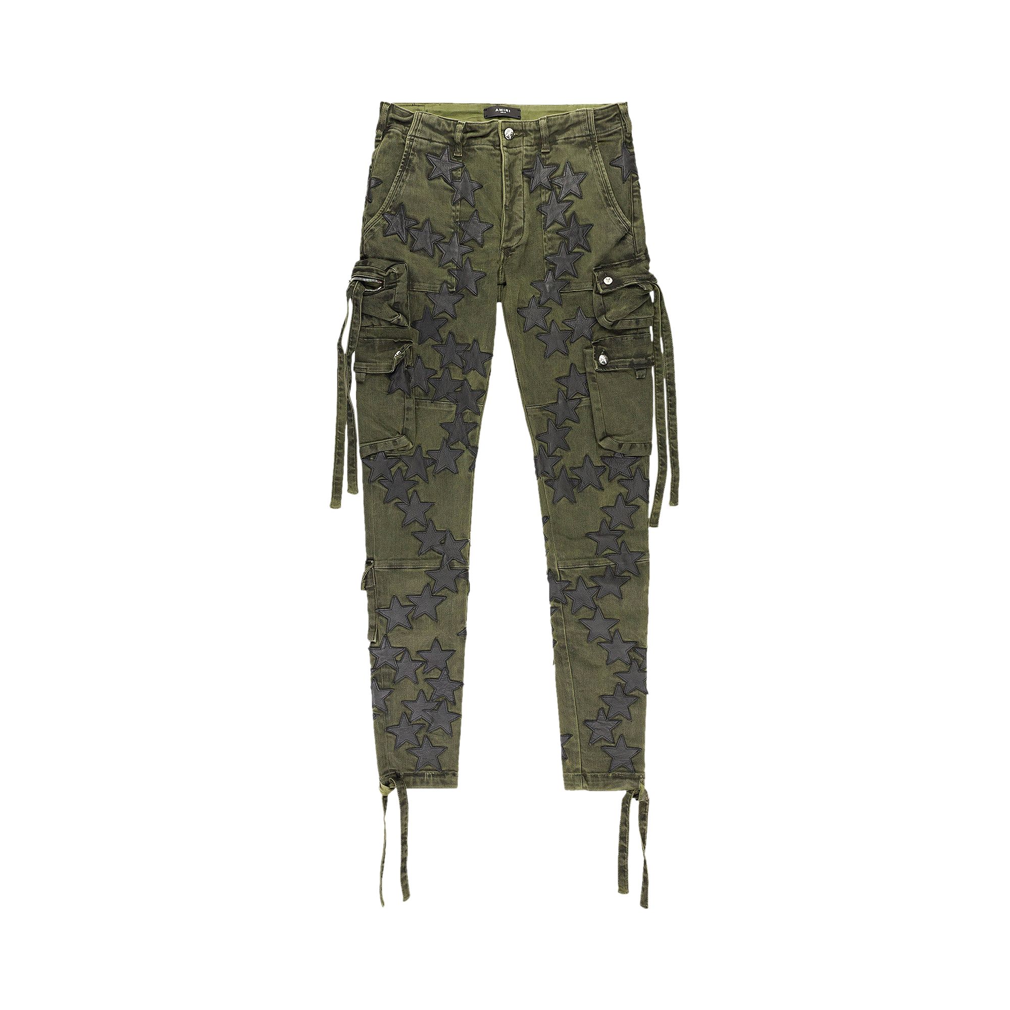 Amiri Chemist Star Tactical Cargo Pants - Green | Editorialist