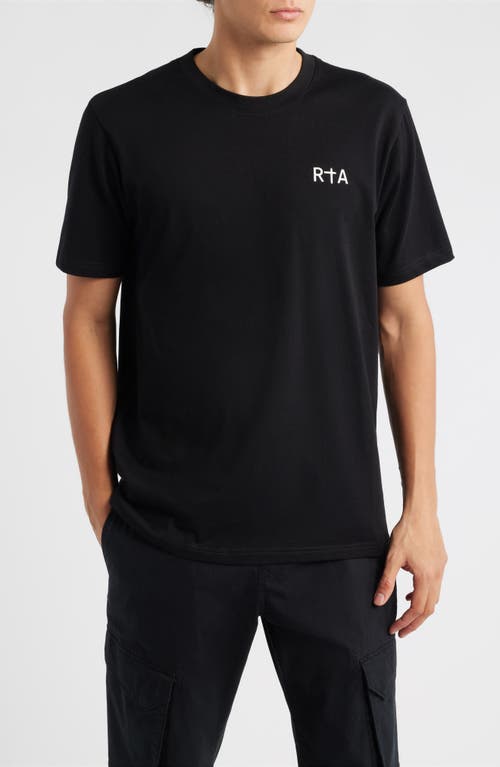 RTA colin chest logo t-shirt