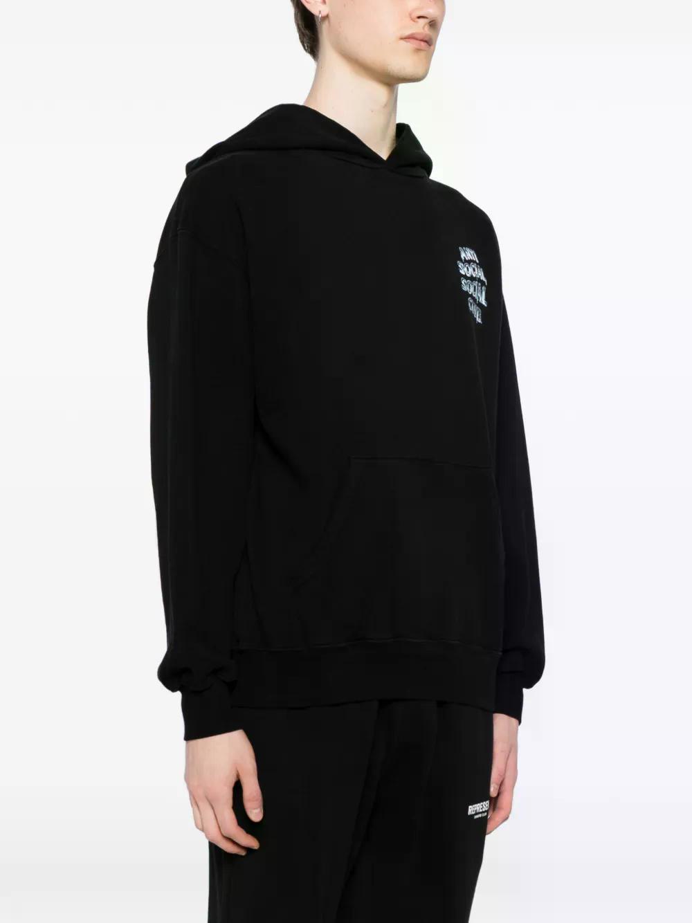 Supreme Icy Arc Hooded Sweatshirt - Black | Editorialist